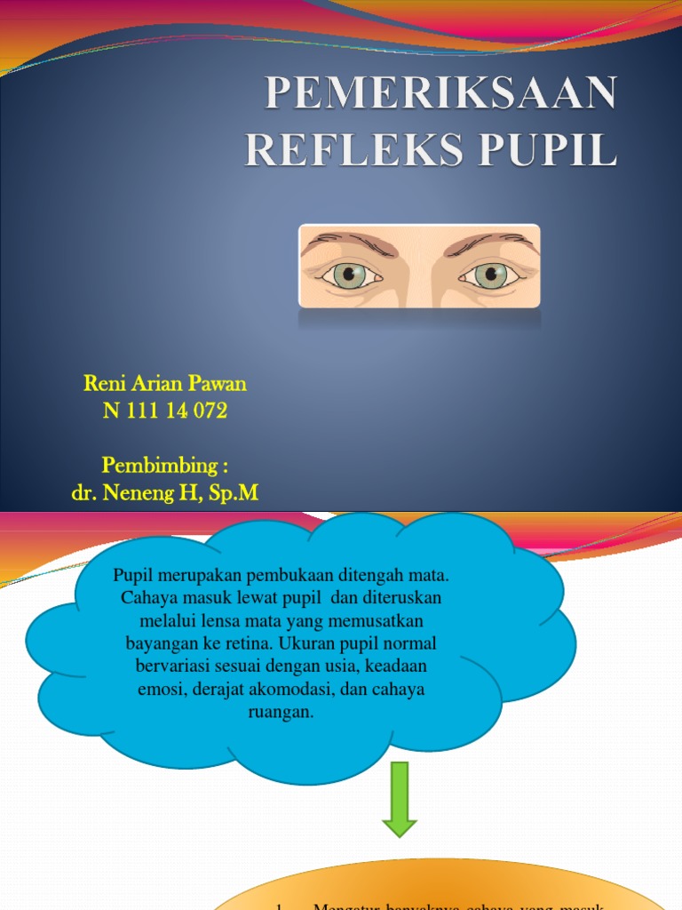 Pemeriksaan Refleks Pupil | PDF