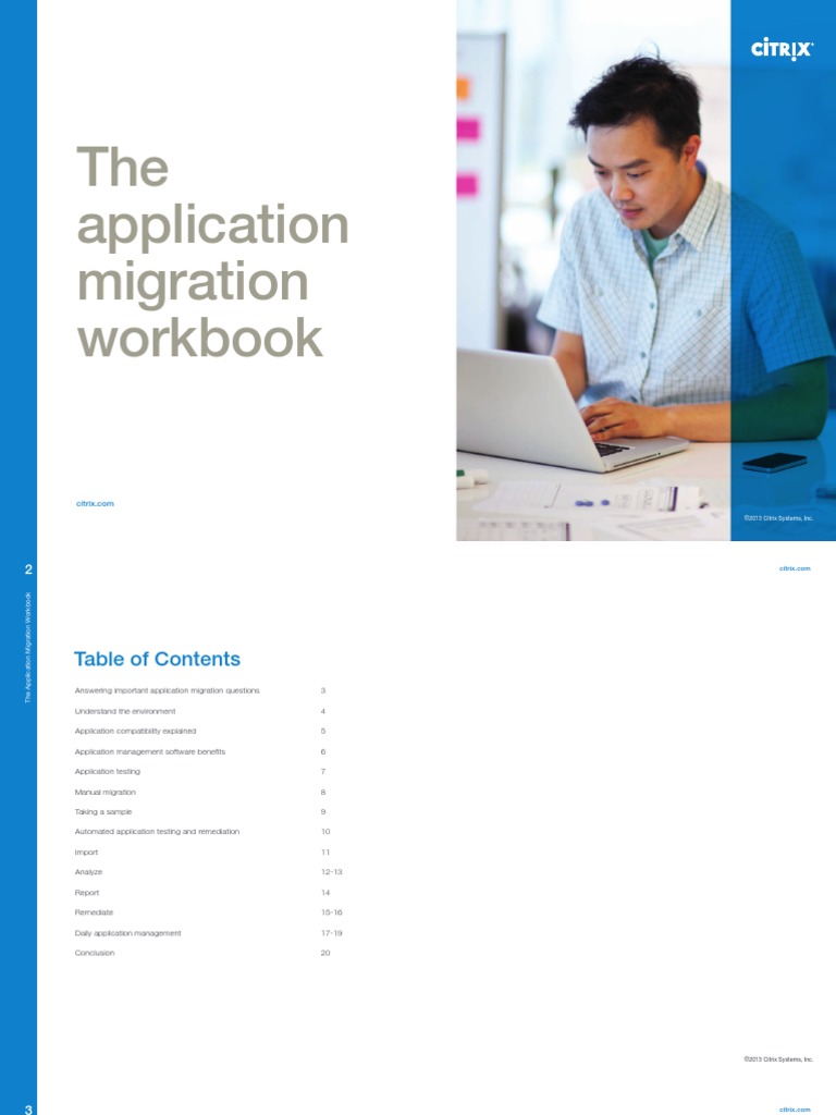 App Migration Workbook | PDF | Operating System | Application Software