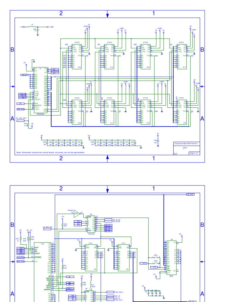 Colecovision Schematic | PDF | Esportes