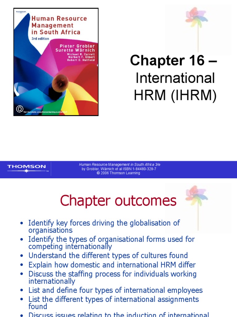 Chapter 16 - : International HRM (Ihrm) | PDF | Human Resource ...
