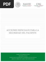 Guia para La Implementacion de Aesp Imss Bienestar | PDF | Seguridad del paciente | Cuidado de ...