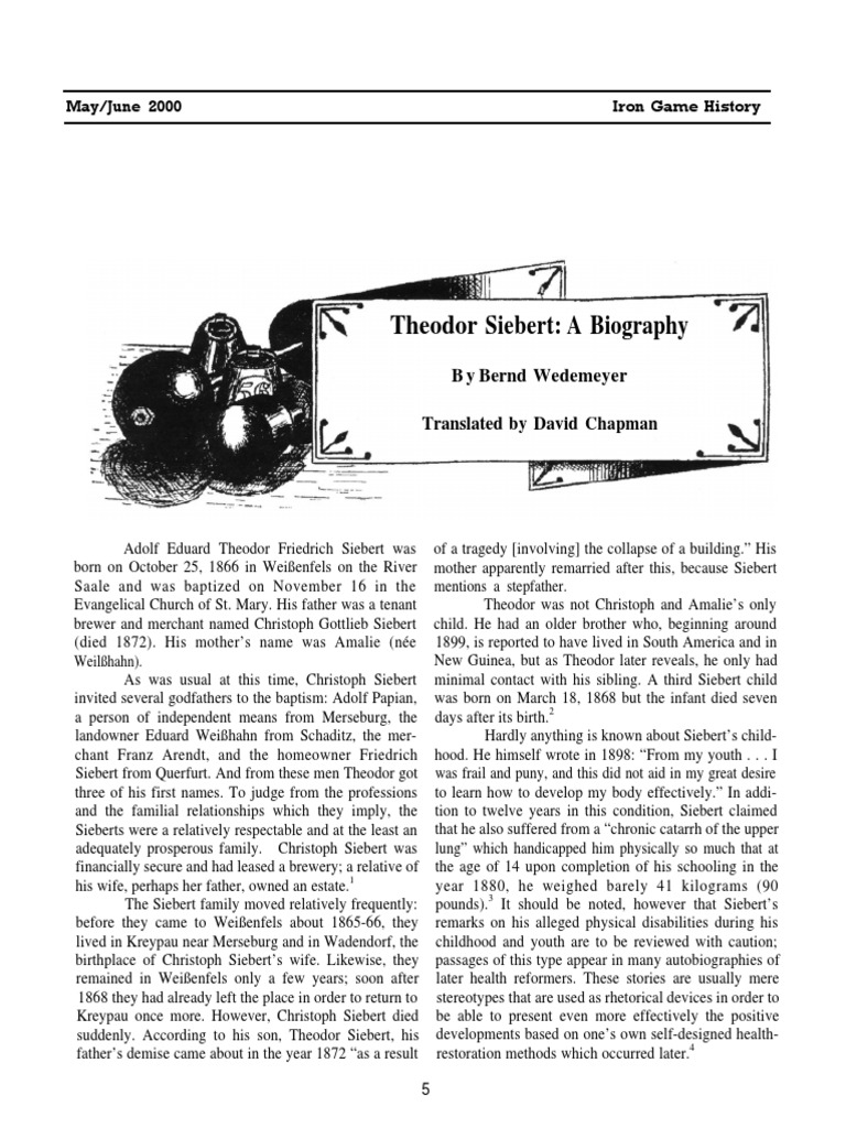 Iron Game History | PDF | Theosophy | Sports