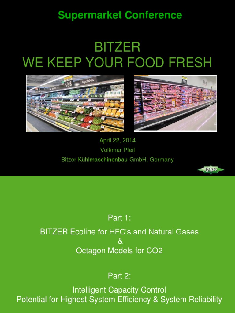 Supermarket Conference 2014 ECOLINE Part1 Final | PDF | Gas Compressor ...
