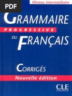 Grammaire Progressive Du Français - Niveau Intermédiaire - Livre ...