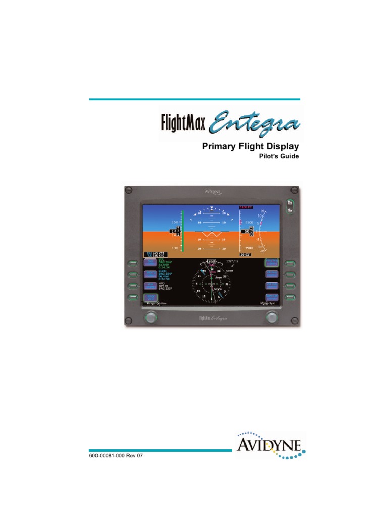 Cirrus PFD Pilots Guide | PDF | Aviation | Aerospace