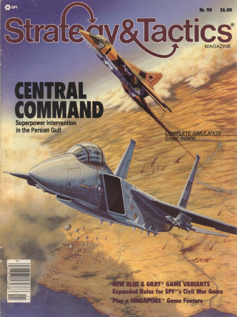 (Wargame-Simulation) SPI - Strategy & Tactics 098 - Central Command PDF ...