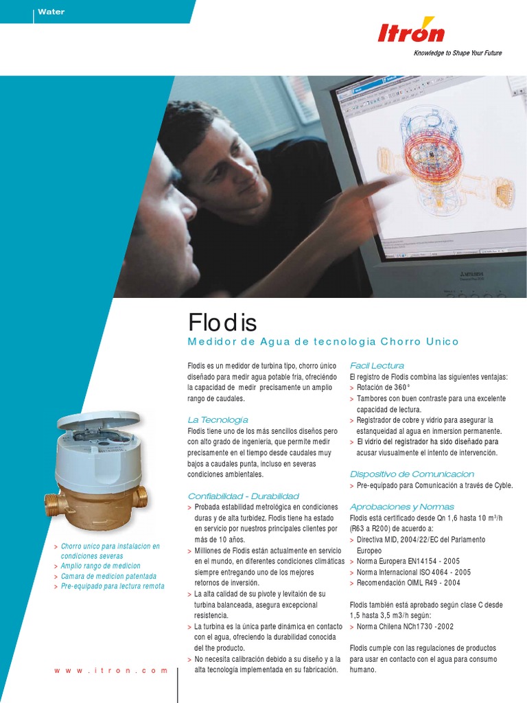 ITRON Flodis | Descargar gratis PDF | Agua | Science