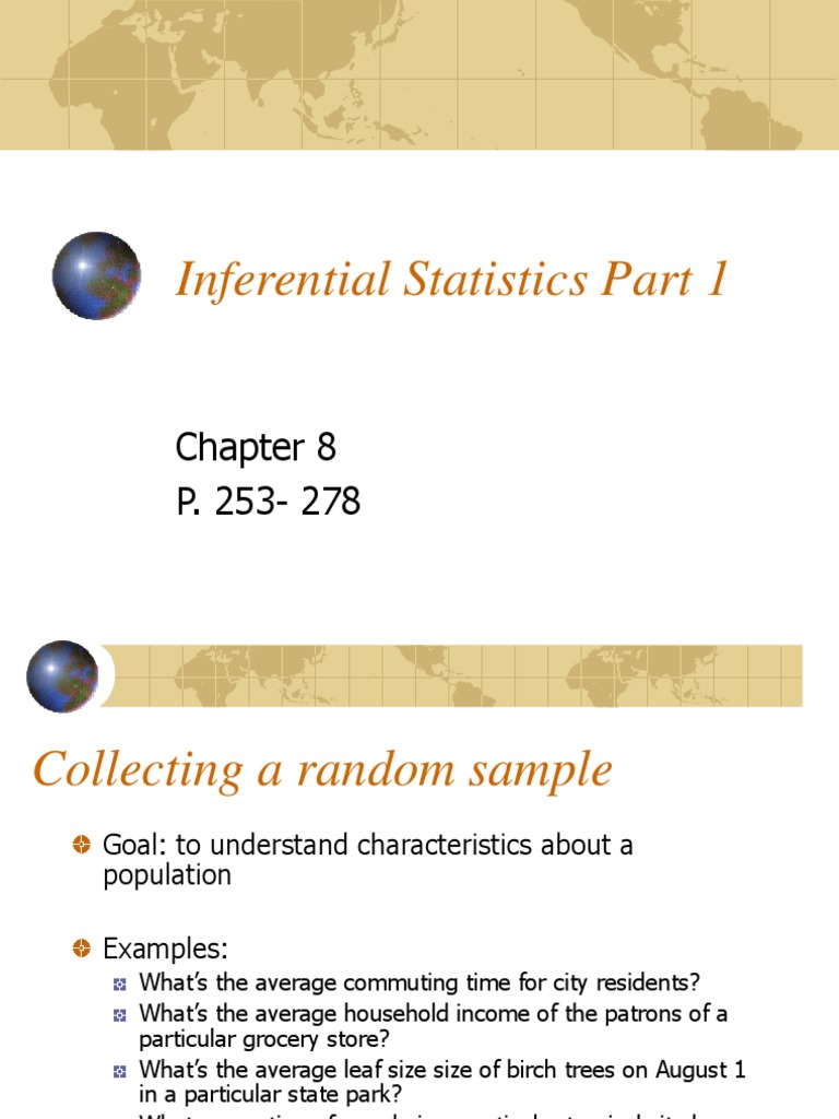10 Inferential Statistics | PDF | Confidence Interval | Estimator