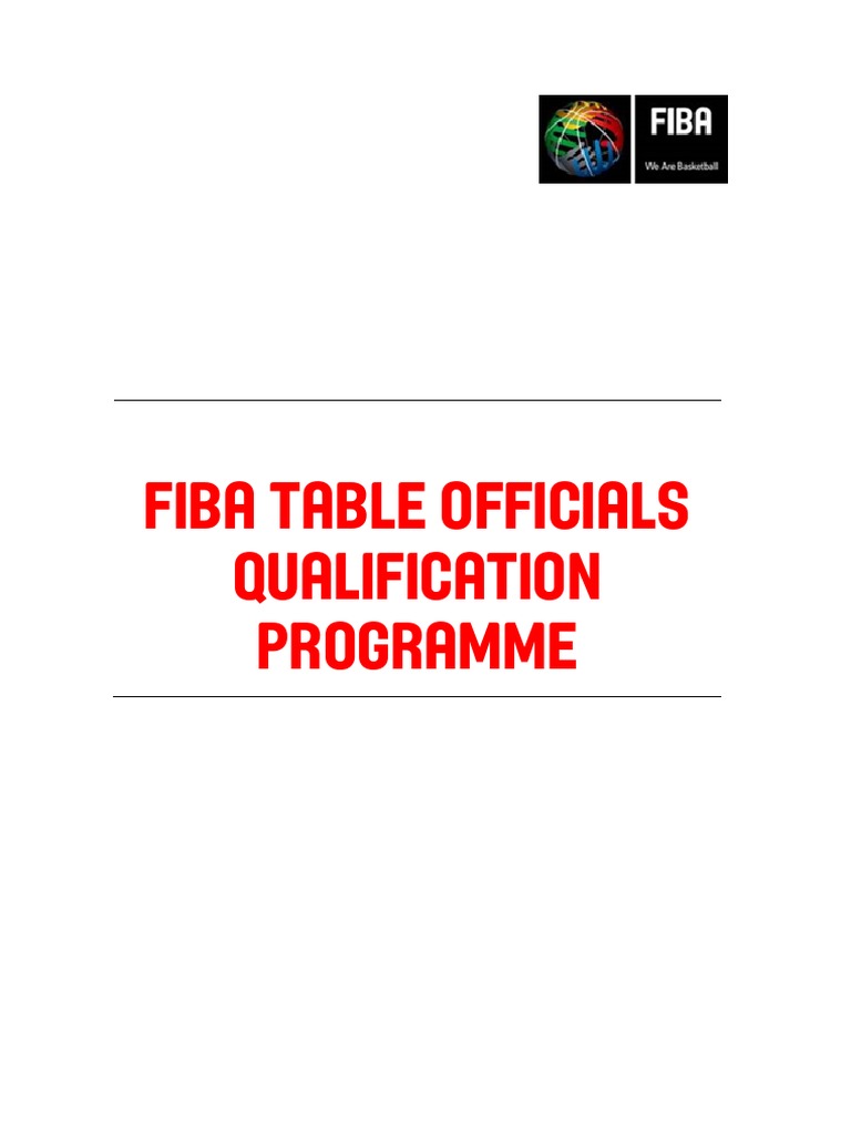 Table Officials | Download Free PDF | Referee | Educational Technology