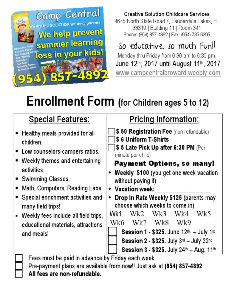 Summer Enrollment 2017 | PDF | Health Care | Social Institutions