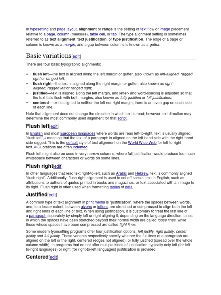 Understanding Text Alignment in Typography | PDF | Graphic Design ...