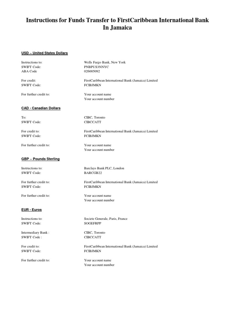 Swift Transfer # For Cibc Bank | PDF | Australian Dollar ...