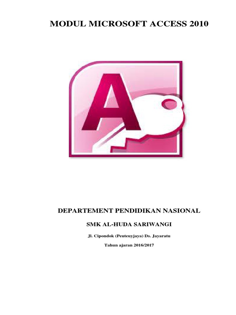 Modul Microsoft Access SMK | PDF