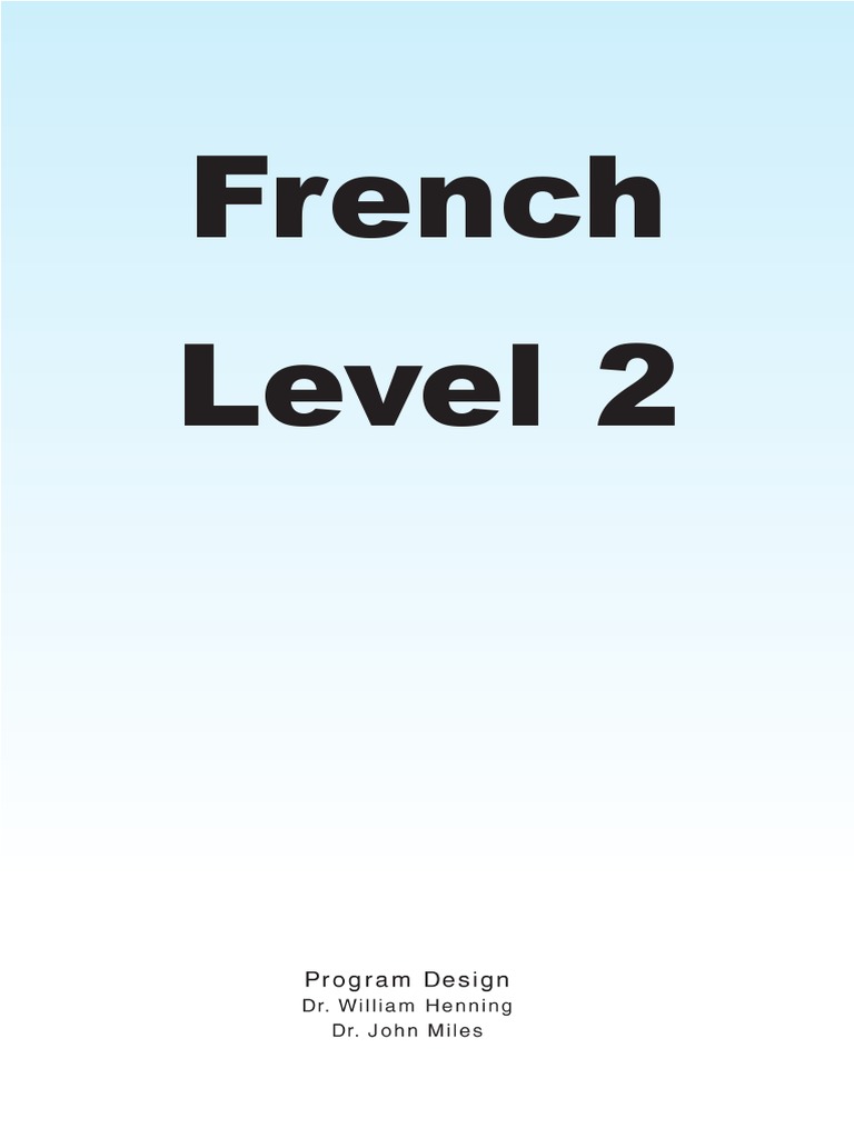 French 2 | Download Free PDF | French Language | English Language