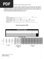 Escala de Autismo. Cars.-1 | PDF | Autismo | Las emociones