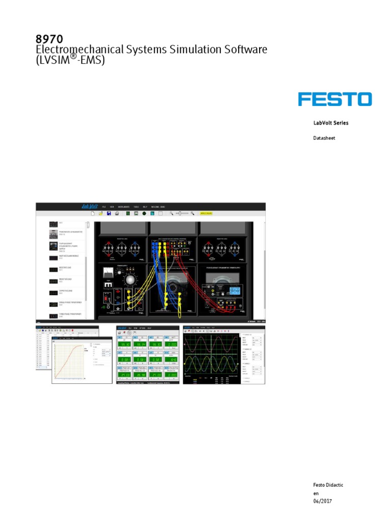 EMS Lab Volt | PDF | Electric Motor | Electrical Impedance