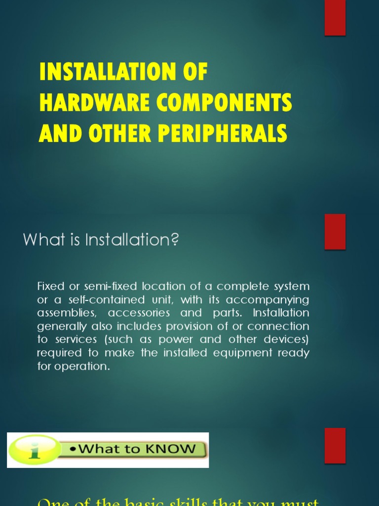 Install Computer Systems and Network | PDF | Electrical Connector | Personal Computers