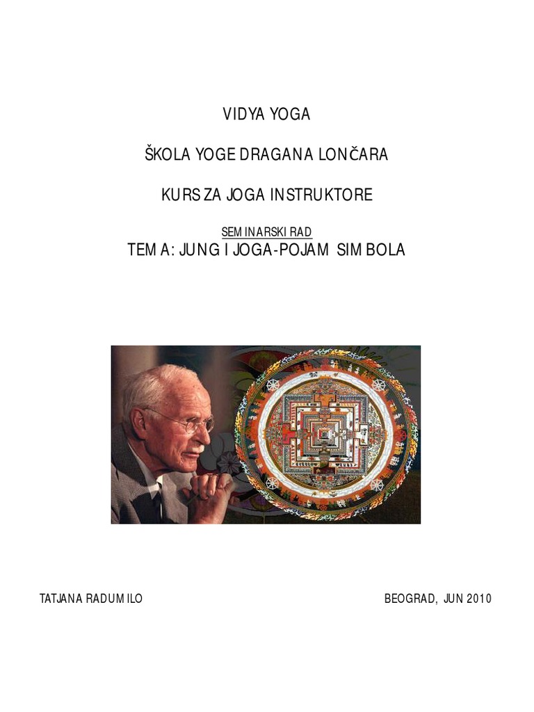 Jung I Joga - Pojam Simbola - Tatjana Radumilo PDF | PDF