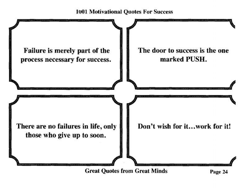 1001 Motivational Quotes For Success Great Quotes From Great Minds - 25 ...
