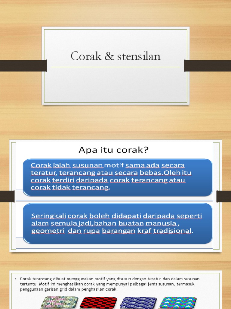 Corak & Stensilan | PDF