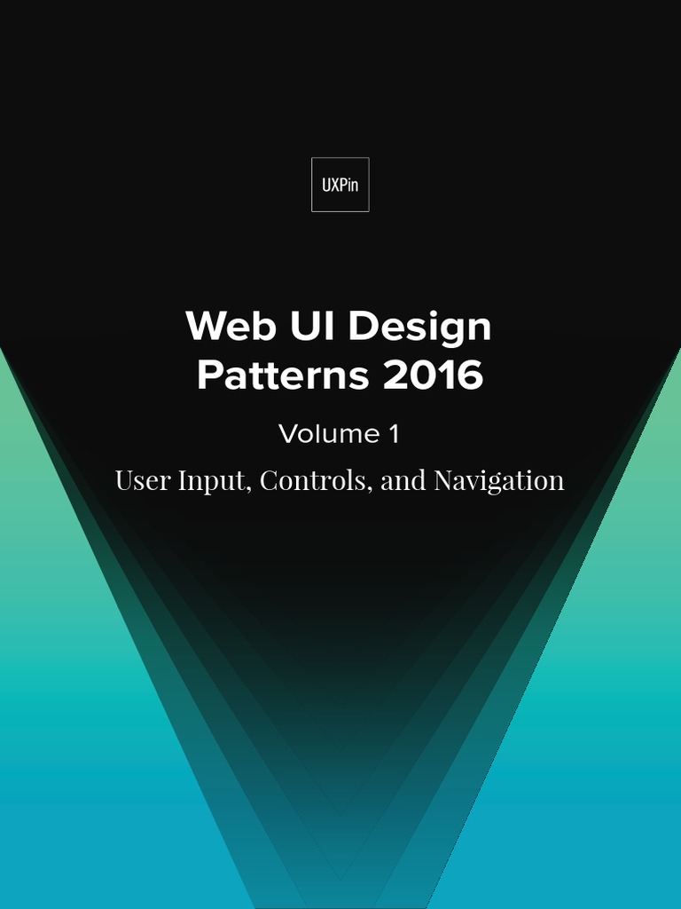 Uxpin Web Ui Design Patterns 2016 Volume | PDF | User Interface | Top ...