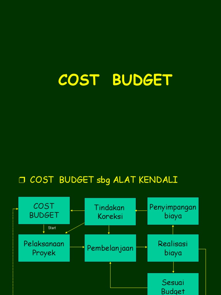 Strategi Penyusunan Cost Budget | PDF | Komputer