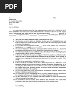 Icici Bank Noc Format | PDF | Loans | Deed