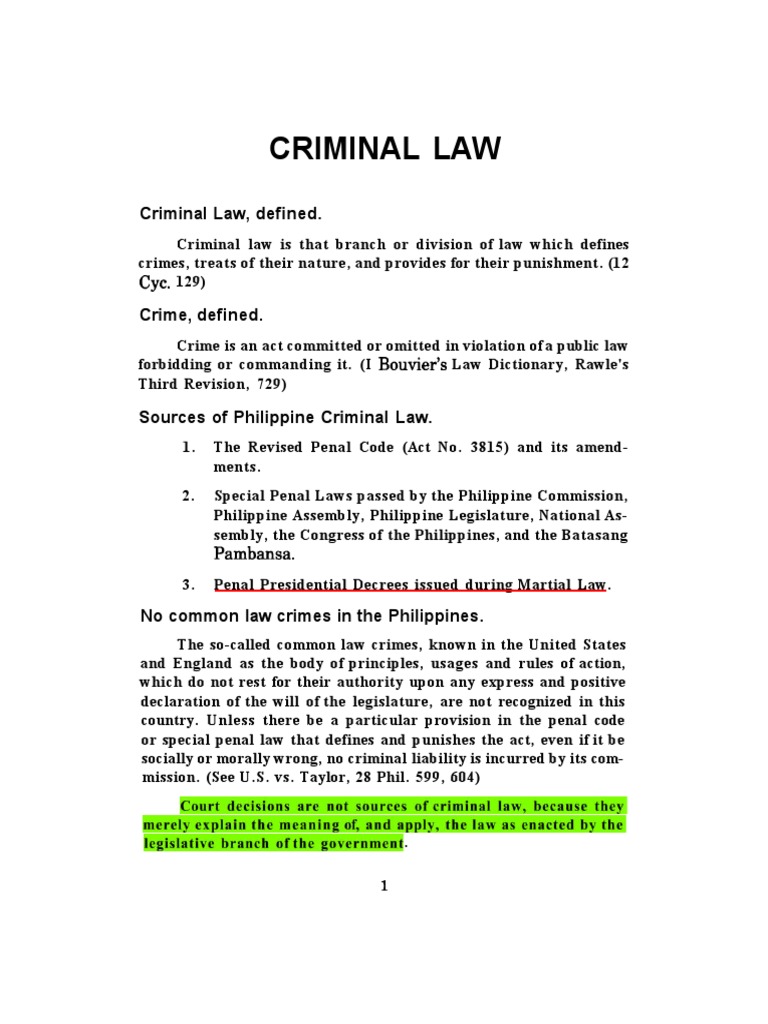 Reyes RPC Book 1 PDF | PDF | Ex Post Facto Law | Court Martial