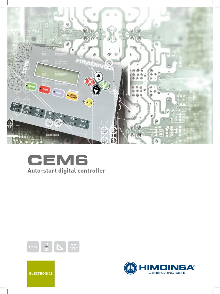 Auto-Start Digital Controller CEM6 Ing | PDF | Mains Electricity ...