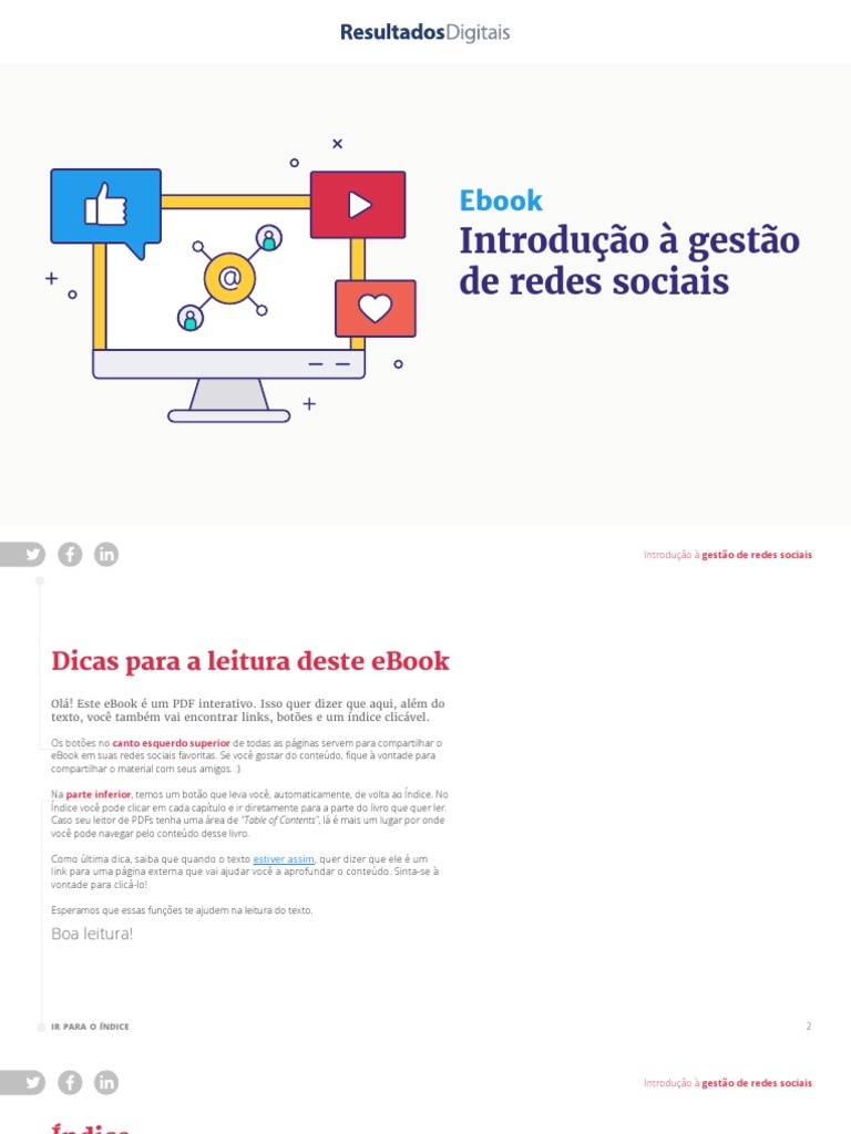 Introducao A Gestao de Redes Sociais PDF | PDF | Rede social | Redes ...