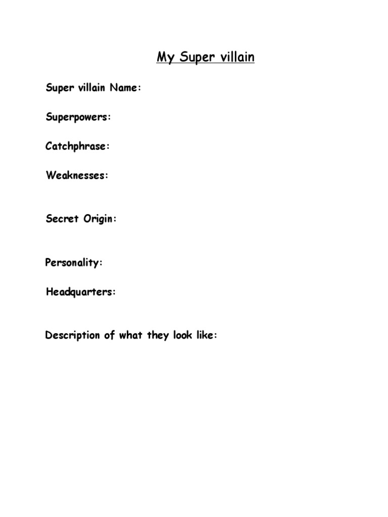 My Supervillian | PDF | Law | Young Adult