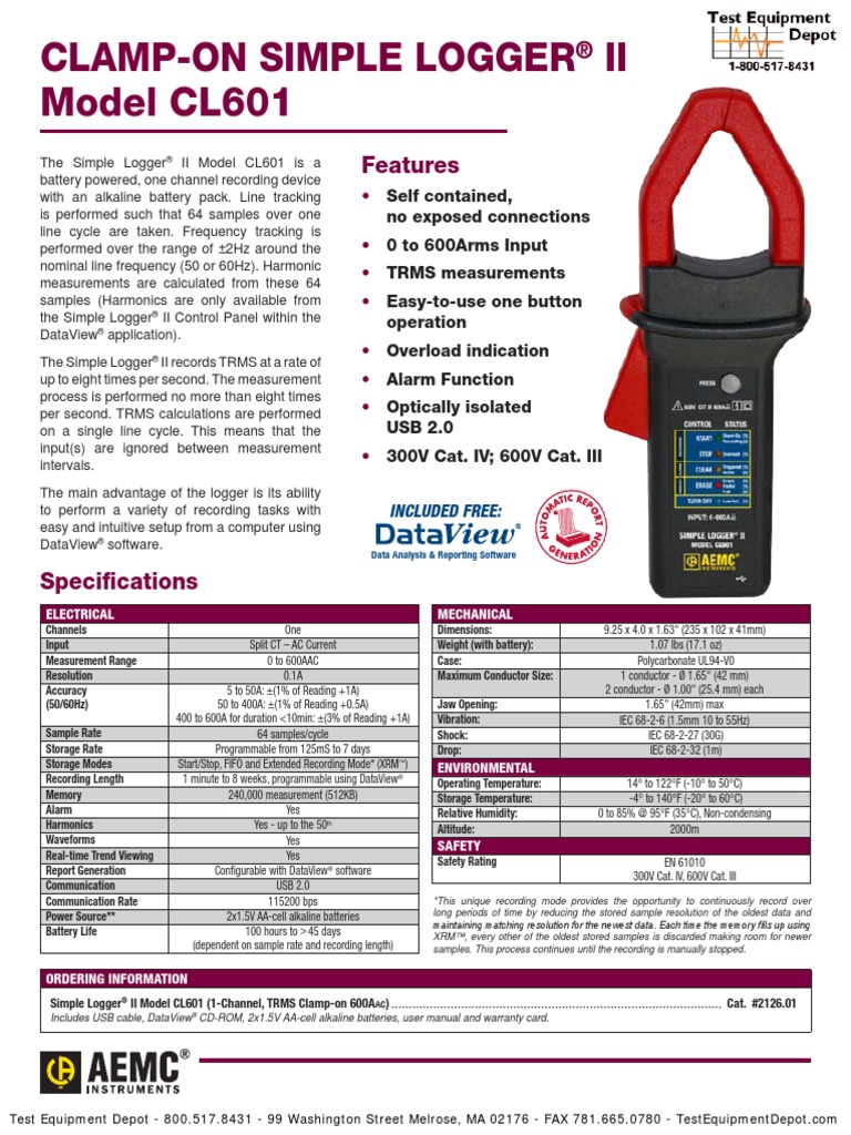 cl601_ds | Battery (Electricity) | Usb