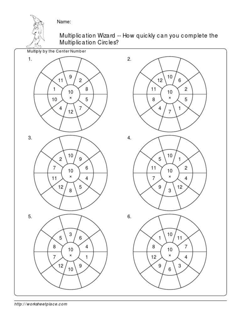 Multiplication Facts Worksheets 10 | PDF