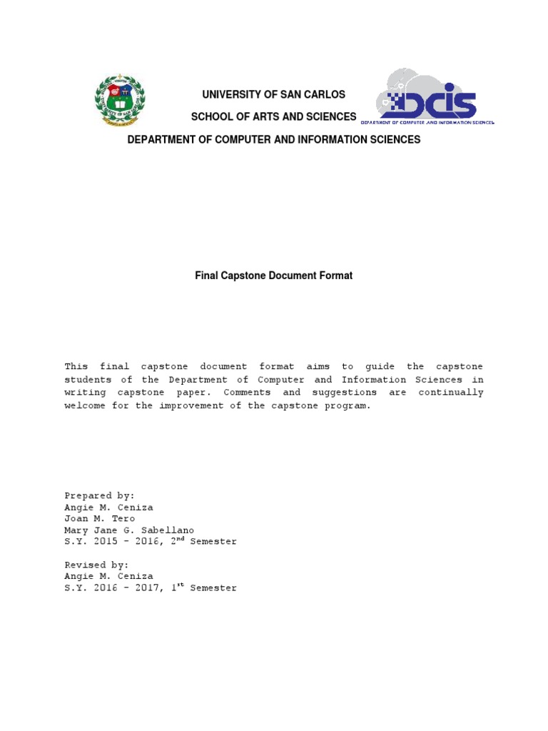 CAPSTONE DOCUMENT FORMAT 2016-2017_October.pdf | Software Development ...