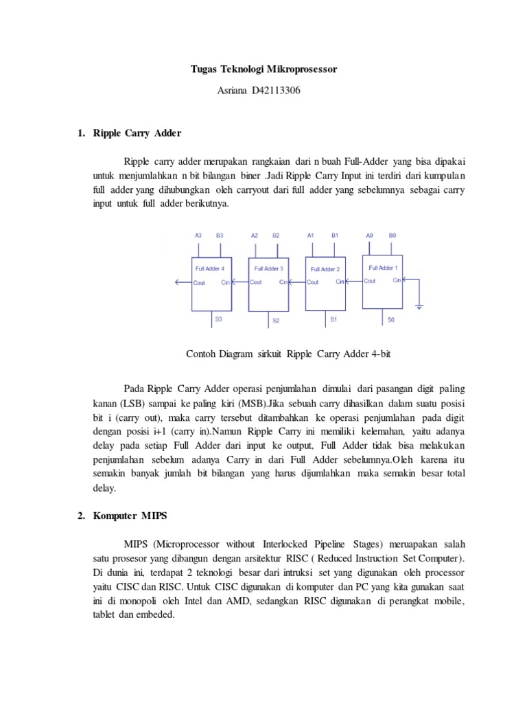 Teknologi Mikroprosesor Lanjut | PDF | Metode & Bahan Ajar | Komputer
