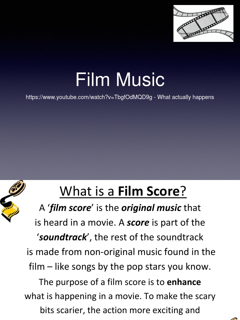 Film Music Lesson PowerPoint | PDF | Film Score | Leisure