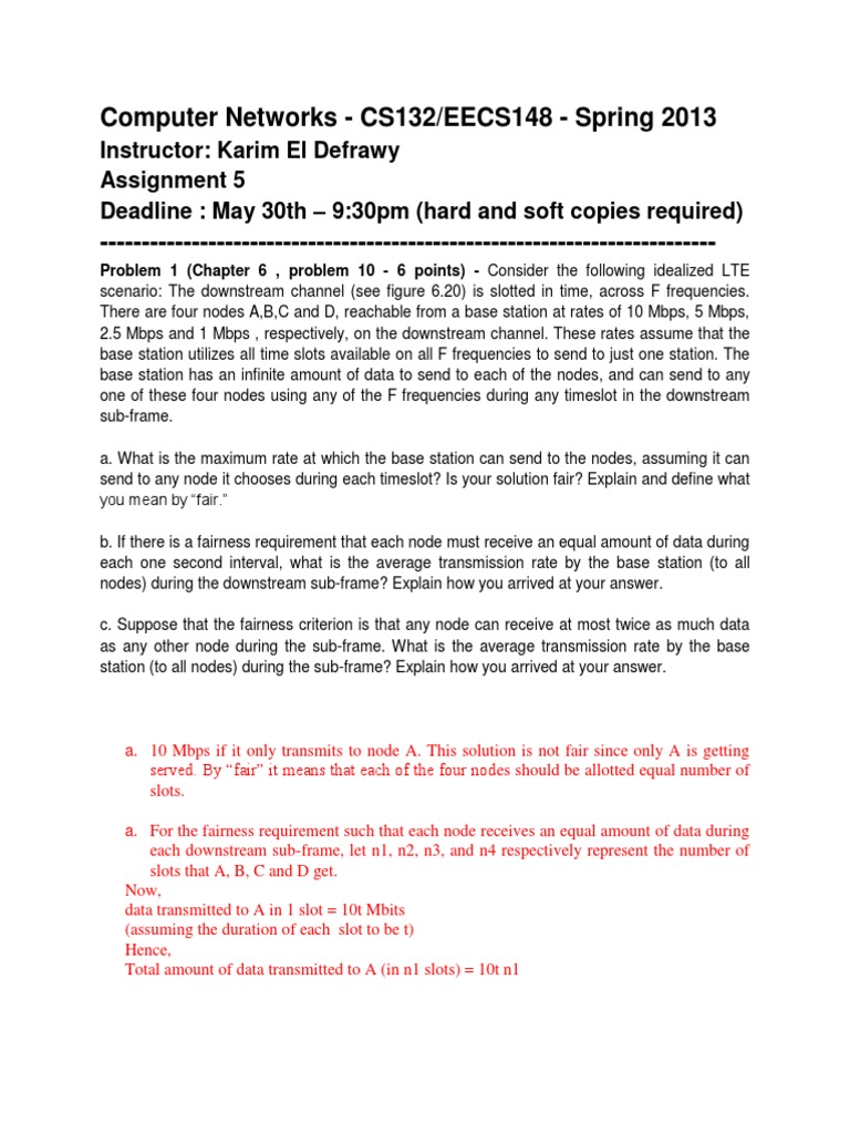 CS132 EECS148 ProblemSet5 Solution | PDF | Transmission Control Protocol | Public Key Cryptography