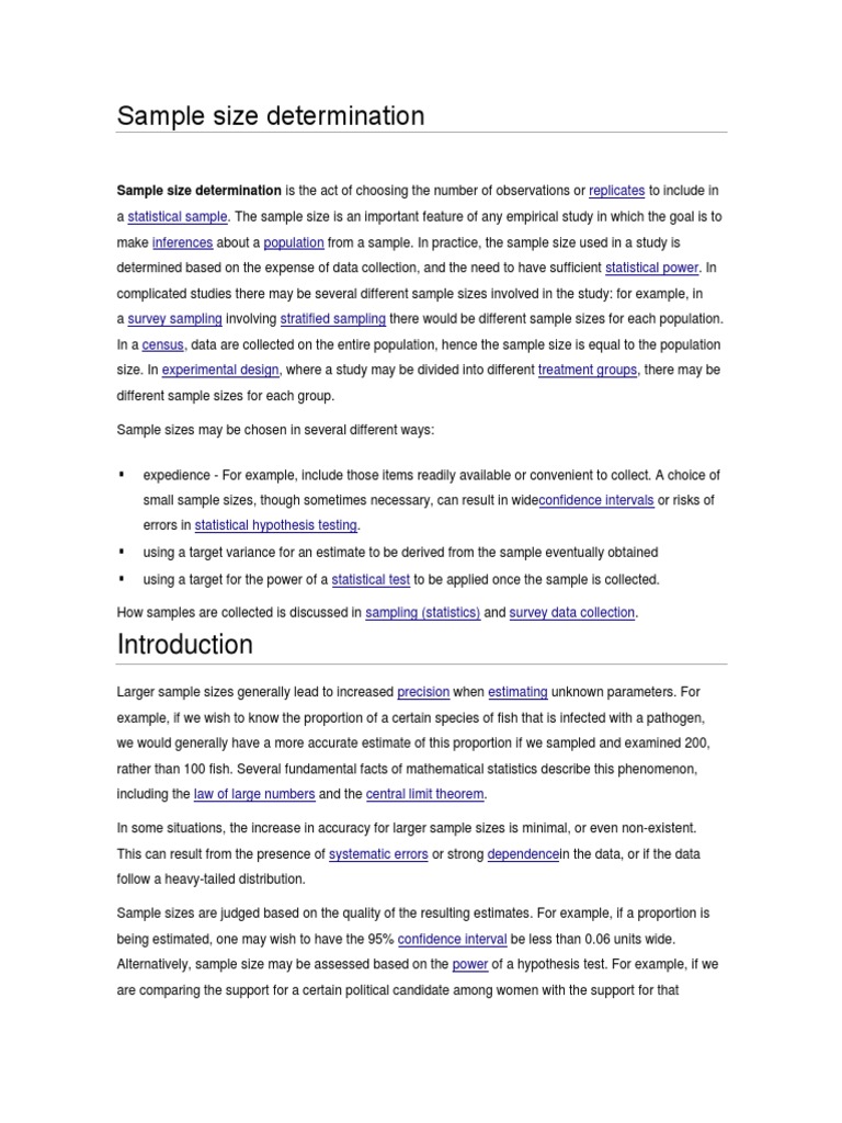 ASTM E122-07 Sample Size Determination | PDF | Sample Size ...