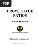 PROYECTO Juegos Pintados en El Patio | PDF | Salón de clases | Aprendizaje