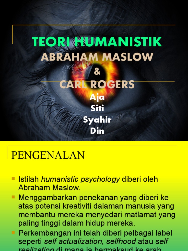 Teori Humanistik | PDF