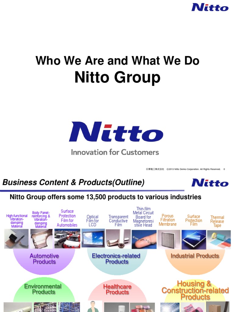 Functional Products From Nitto 4.2016 | PDF | Adhesive | Desalination