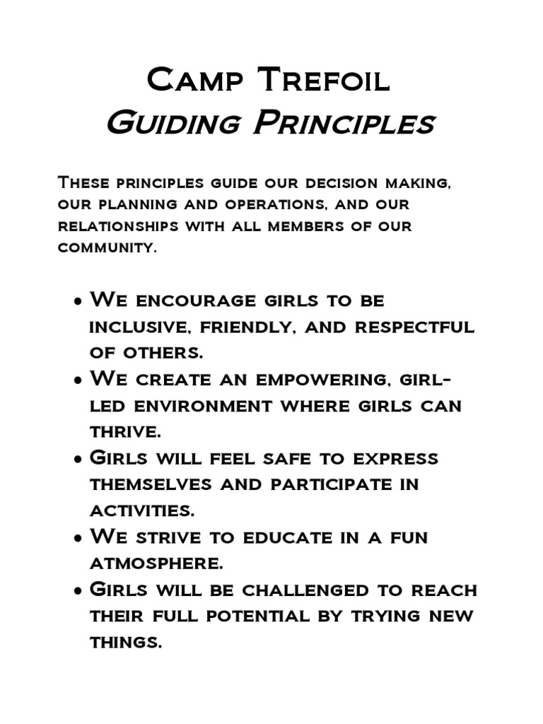 Camp Trefoil | PDF