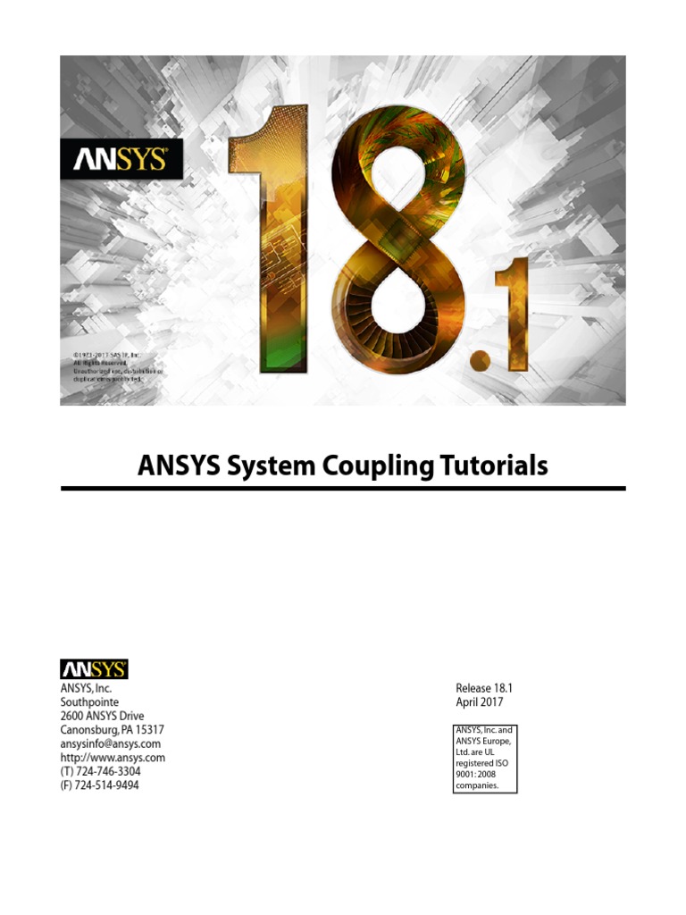 Ansys System Coupling Tutorials 181 Pdf Command Line Interface 3902