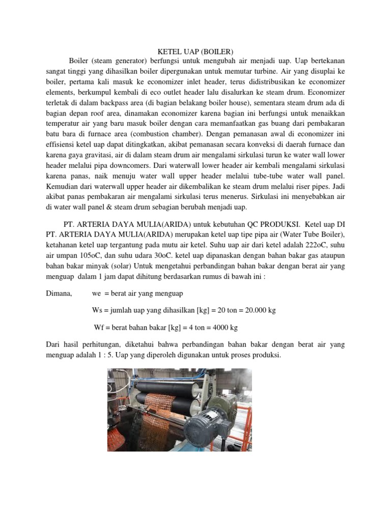 Tugas Ketel Uap | PDF