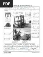 Daily Stacker Inspection Checklist | PDF | Technology & Engineering
