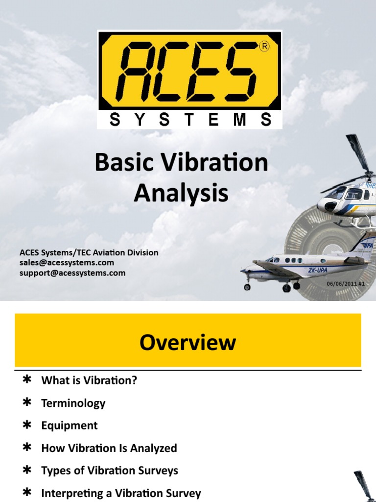 An Introduction to Basic Vibration Analysis Concepts and Terminology for Aircraft Maintenance ...