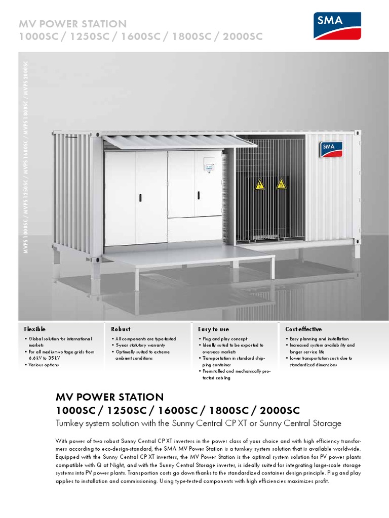 Robust Turnkey MV Power Station Solutions | PDF | Alternating Current ...