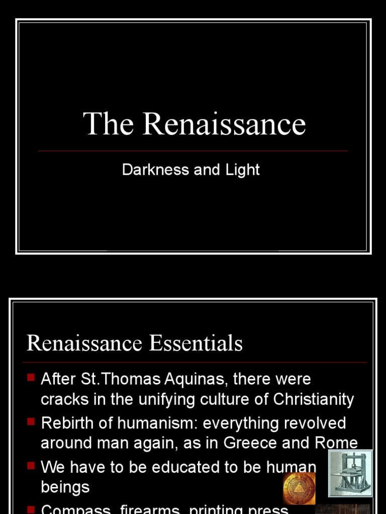 Philosophy of The Renaissance | PDF