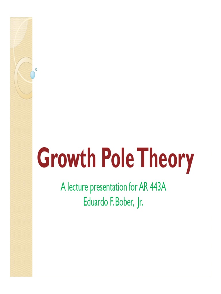 Growth Pole Theory | PDF | Economics | Economies