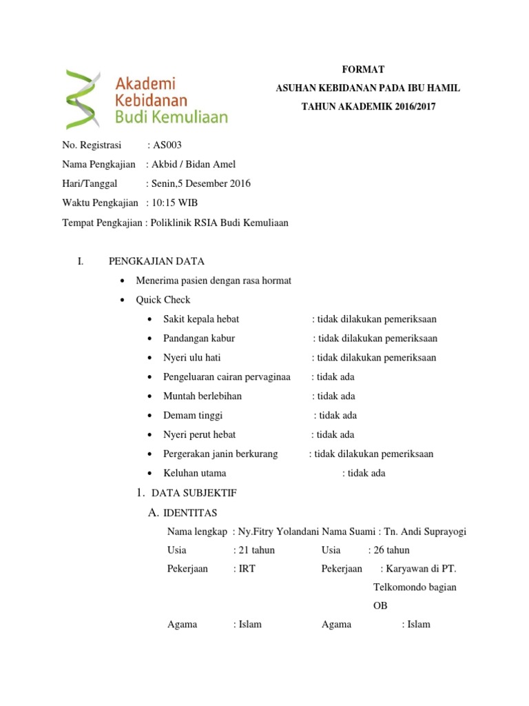 Format Anc Uk 13 Minggu | PDF